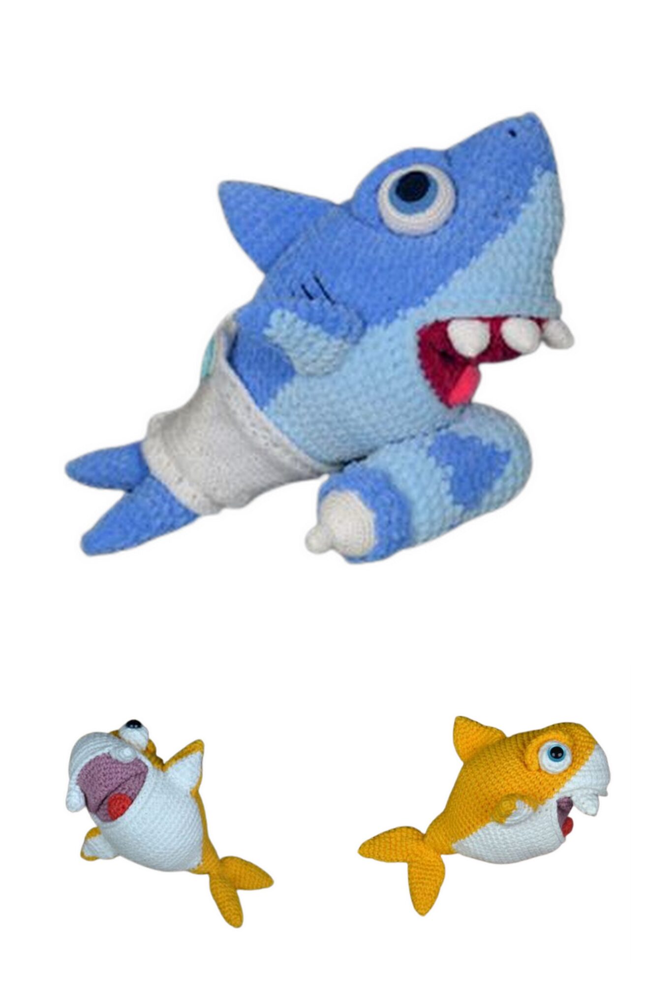 Amigurumi Baby Shark Free Crochet Pattern - Amigurumi Pattern