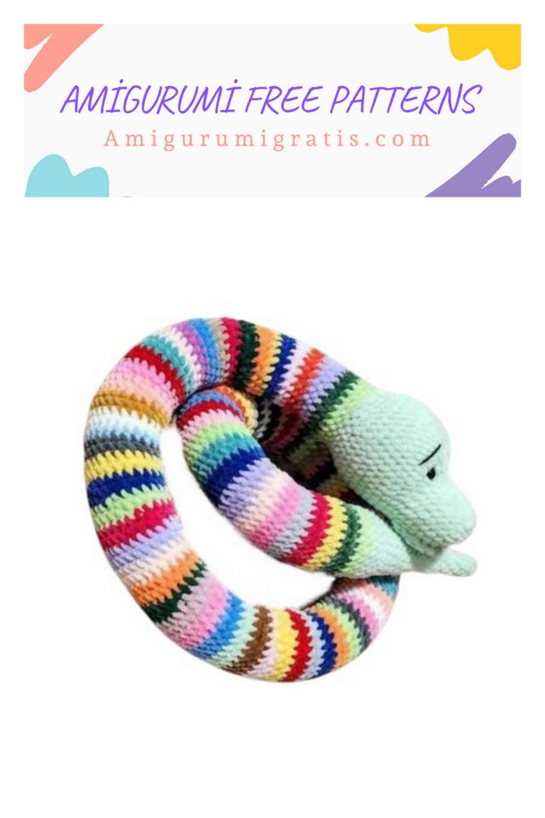 Amigurumi Cute Velvet Snake Free Pattern – Amigurumi Pattern