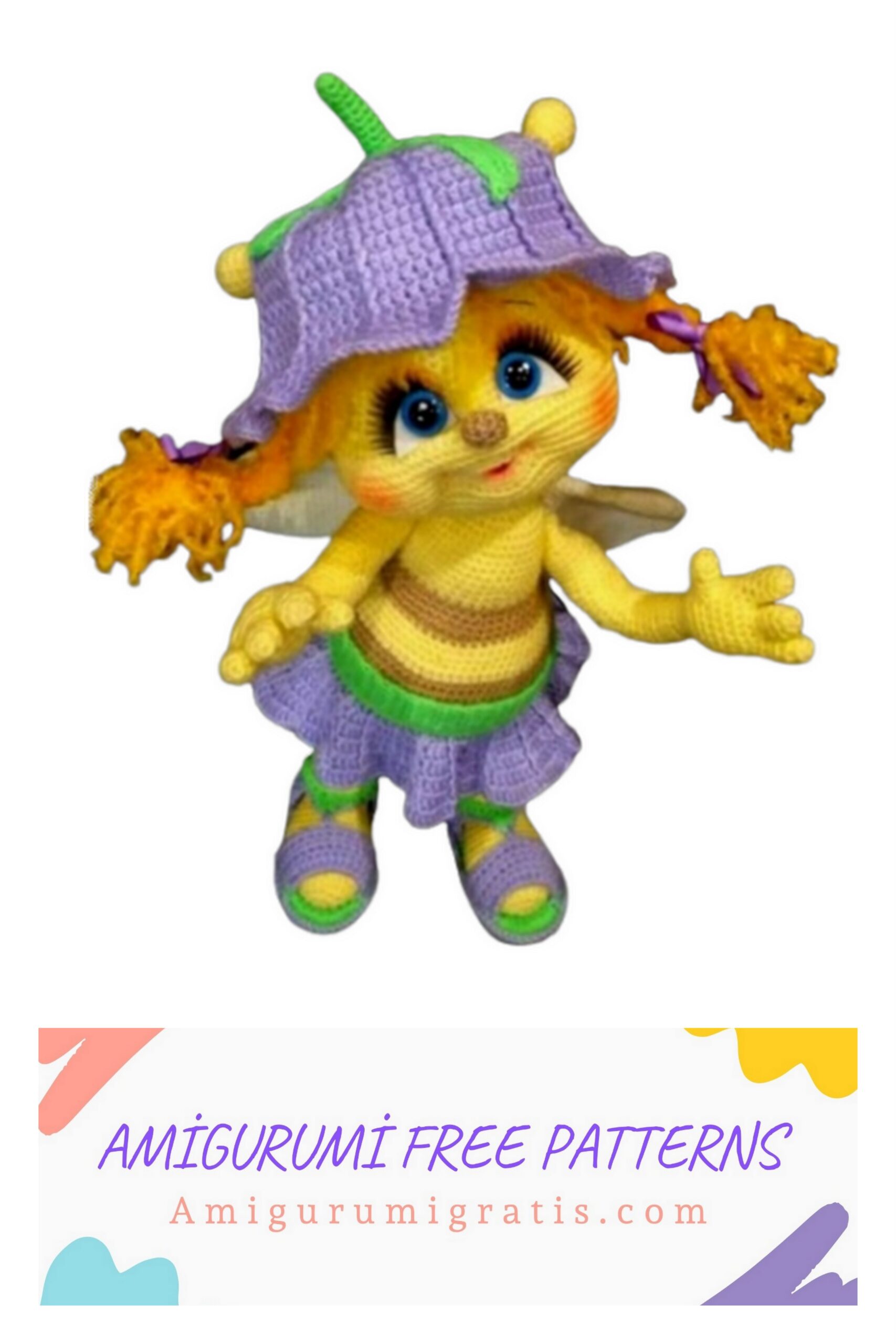 Amigurumi Cute Bee Doll Free Pattern – Amigurumi Pattern