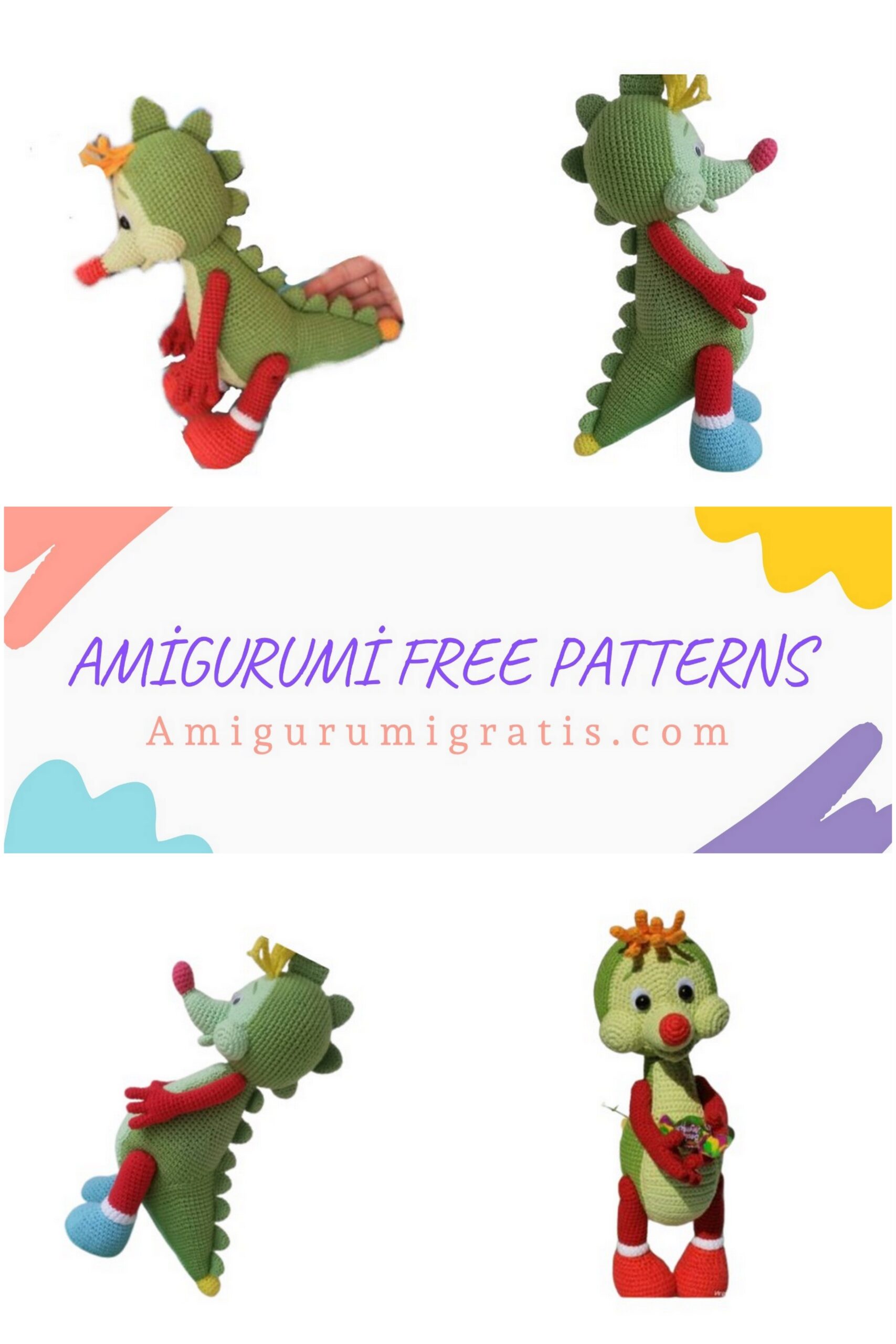 Amigurumi Cute Dragon Free Pattern – Amigurumi Pattern