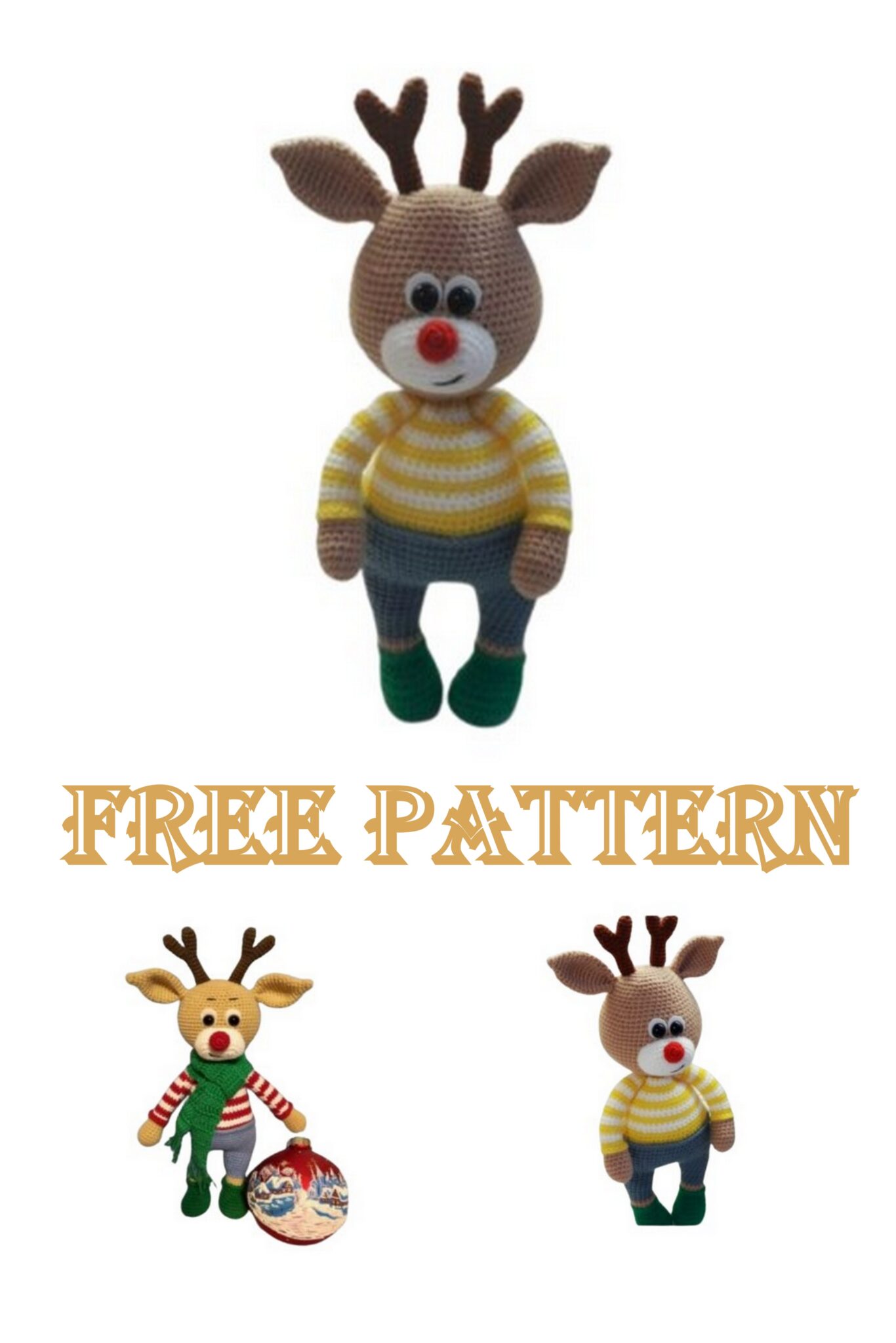 Amigurumi Deer Free Pattern – Amigurumi Pattern
