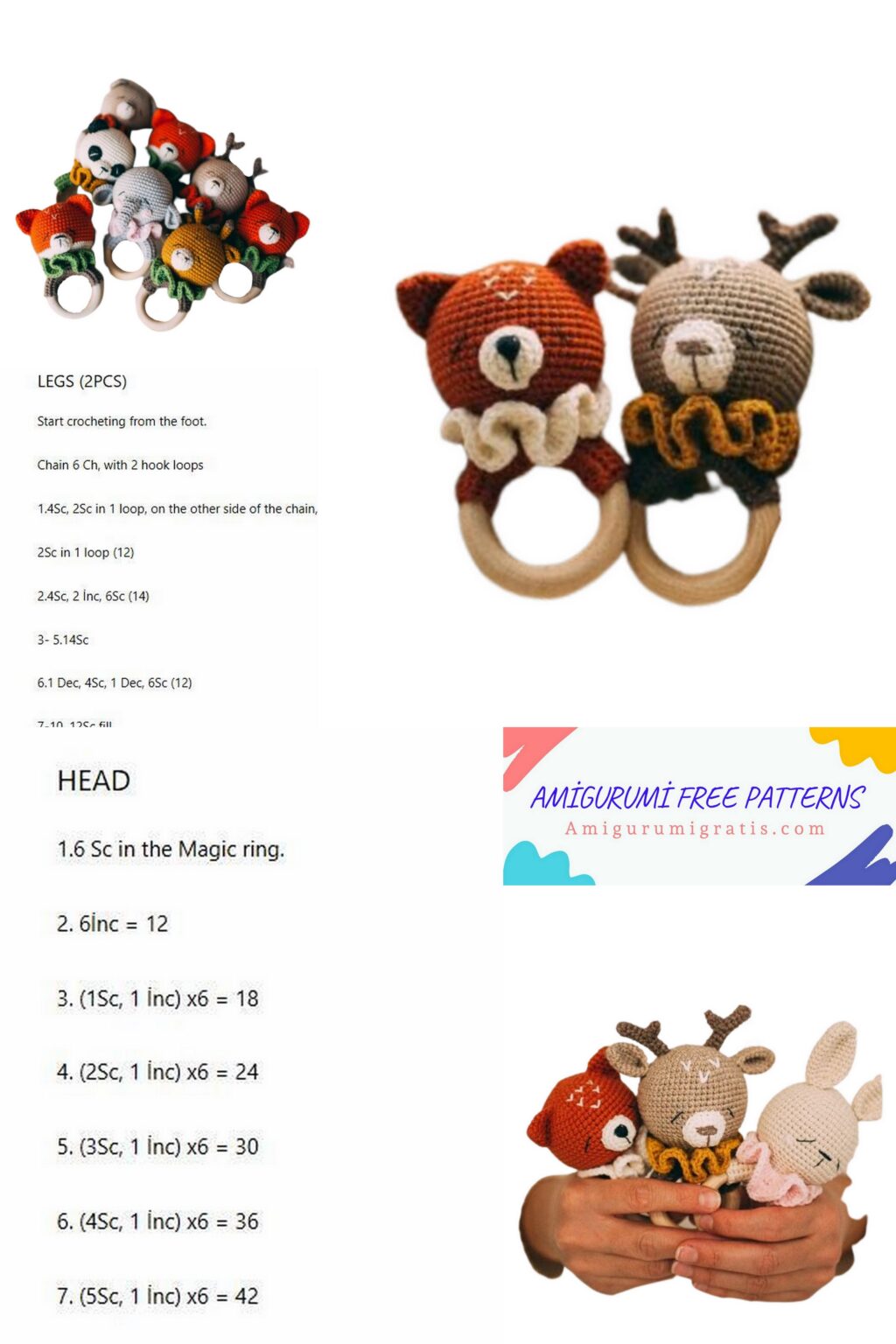 Amigurumi Rattle Fox Free Pattern – Amigurumi Pattern
