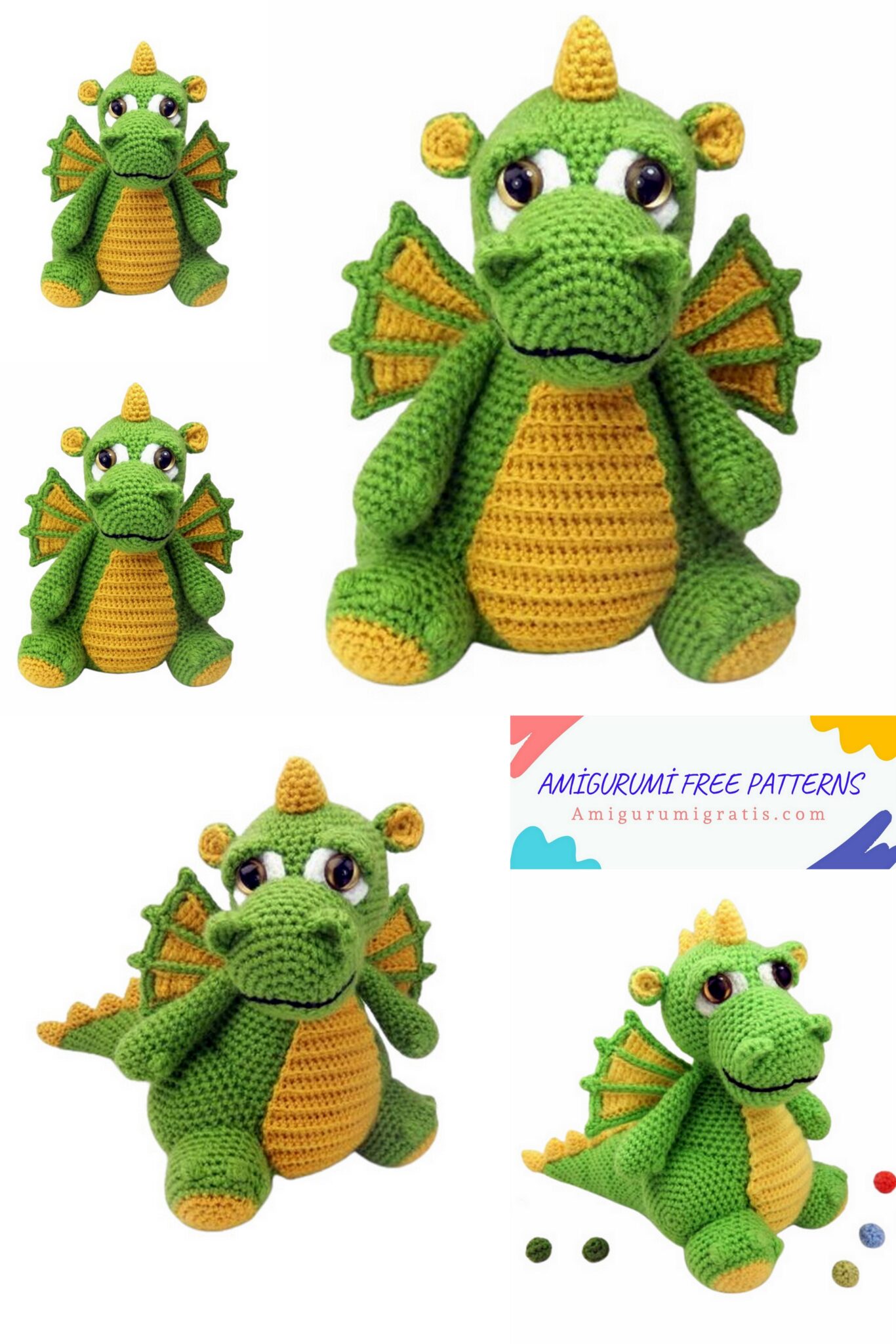 Amigurumi Dragon Drake Free Pattern – Amigurumi Pattern