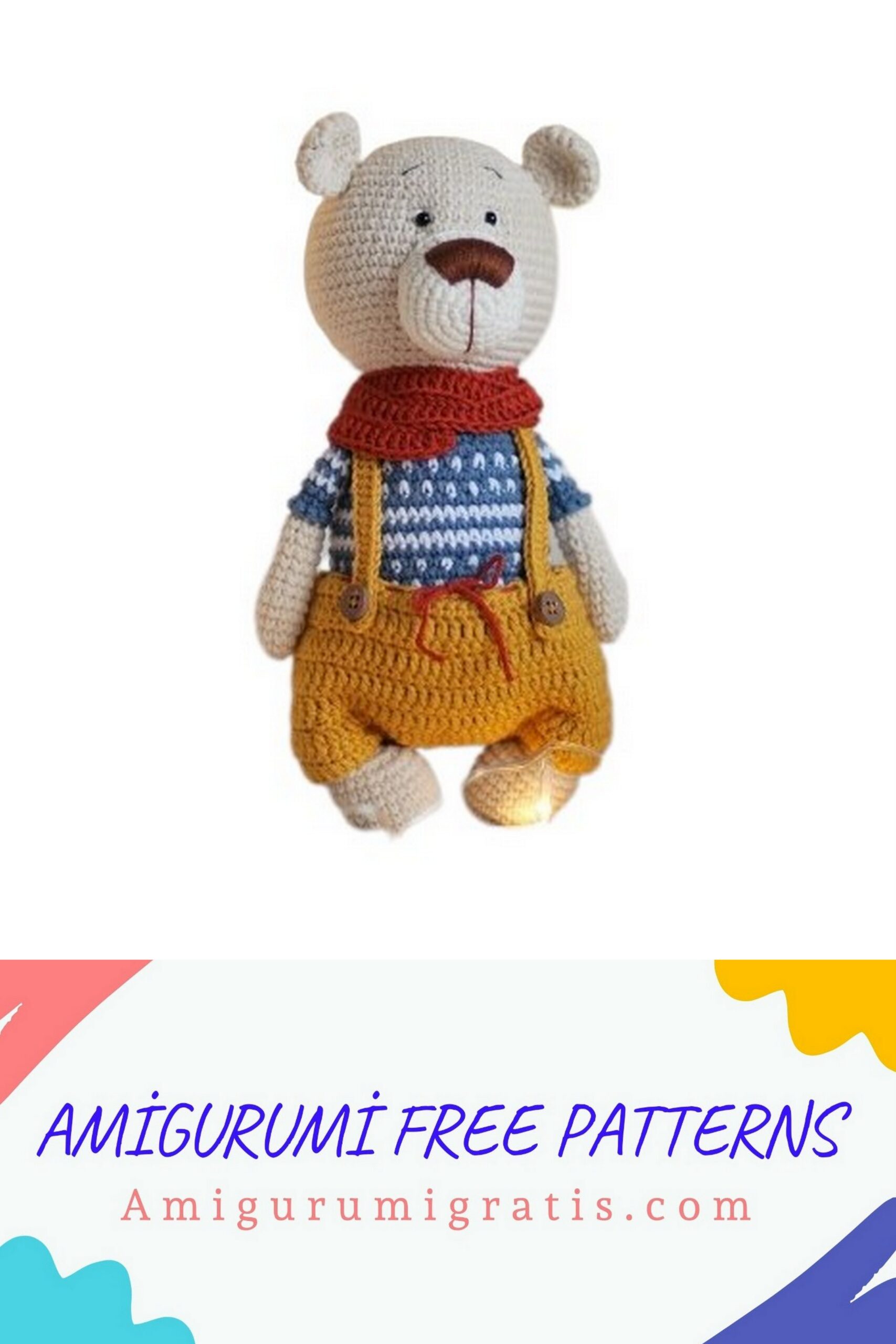 Amigurumi Bear in Suit Free Pattern - Amigurumi Pattern