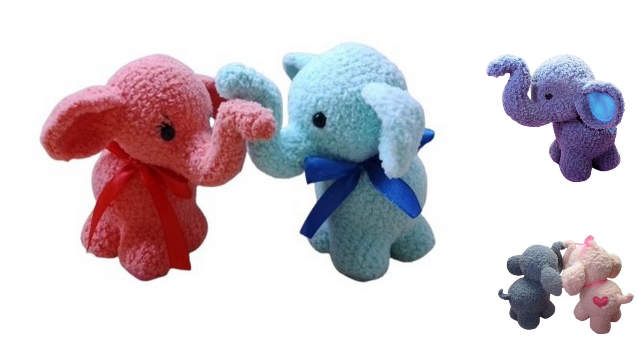Amigurumi Plush Elephants Free Pattern – Amigurumi Pattern