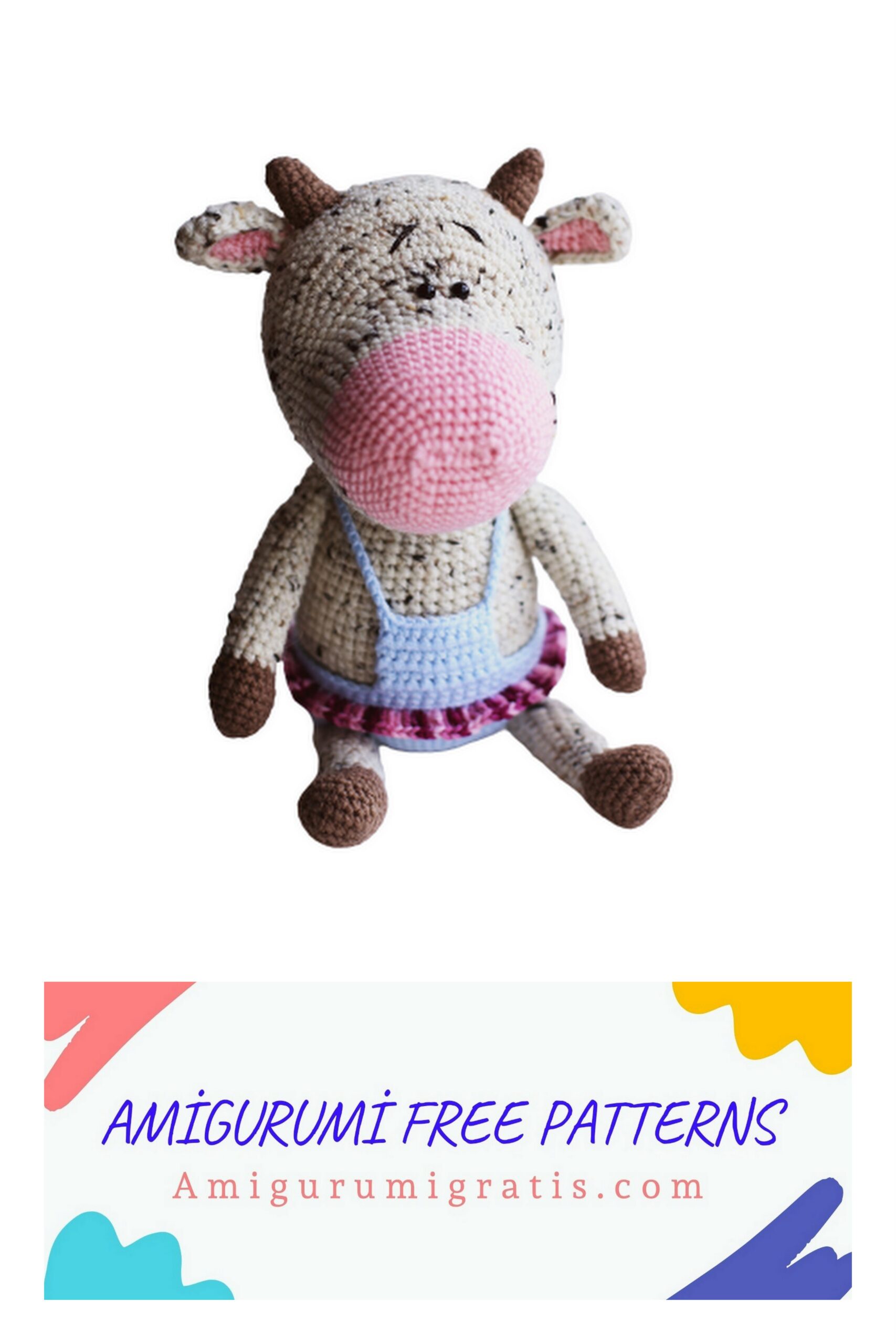Amigurumi Cow Milka Free Pattern – Amigurumi Pattern