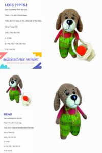 Amigurumi Beagle Crochet Free Pattern - Amigurumi Pattern