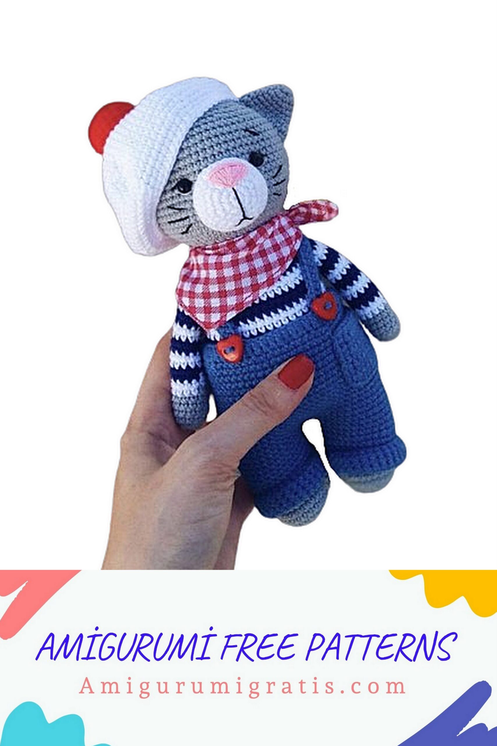 Amigurumi Crochet Jeremy the Cat Free Pattern - Amigurumi Pattern