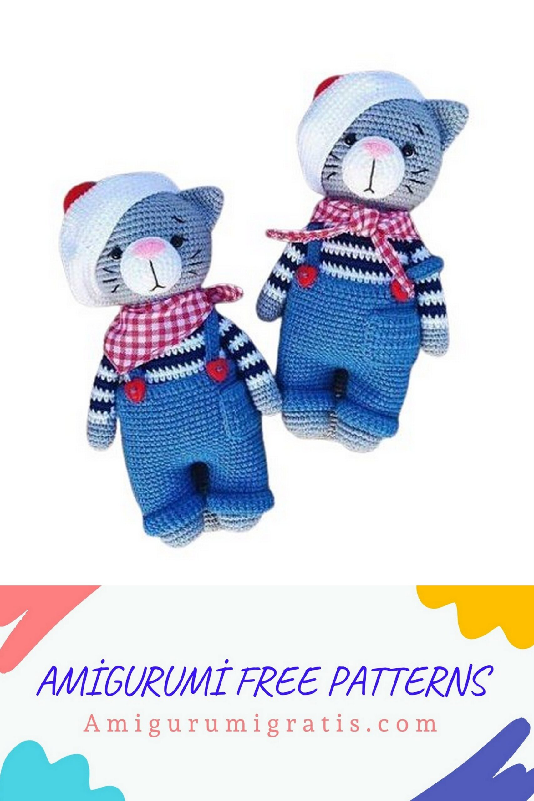 Amigurumi Crochet Jeremy the Cat Free Pattern - Amigurumi Pattern