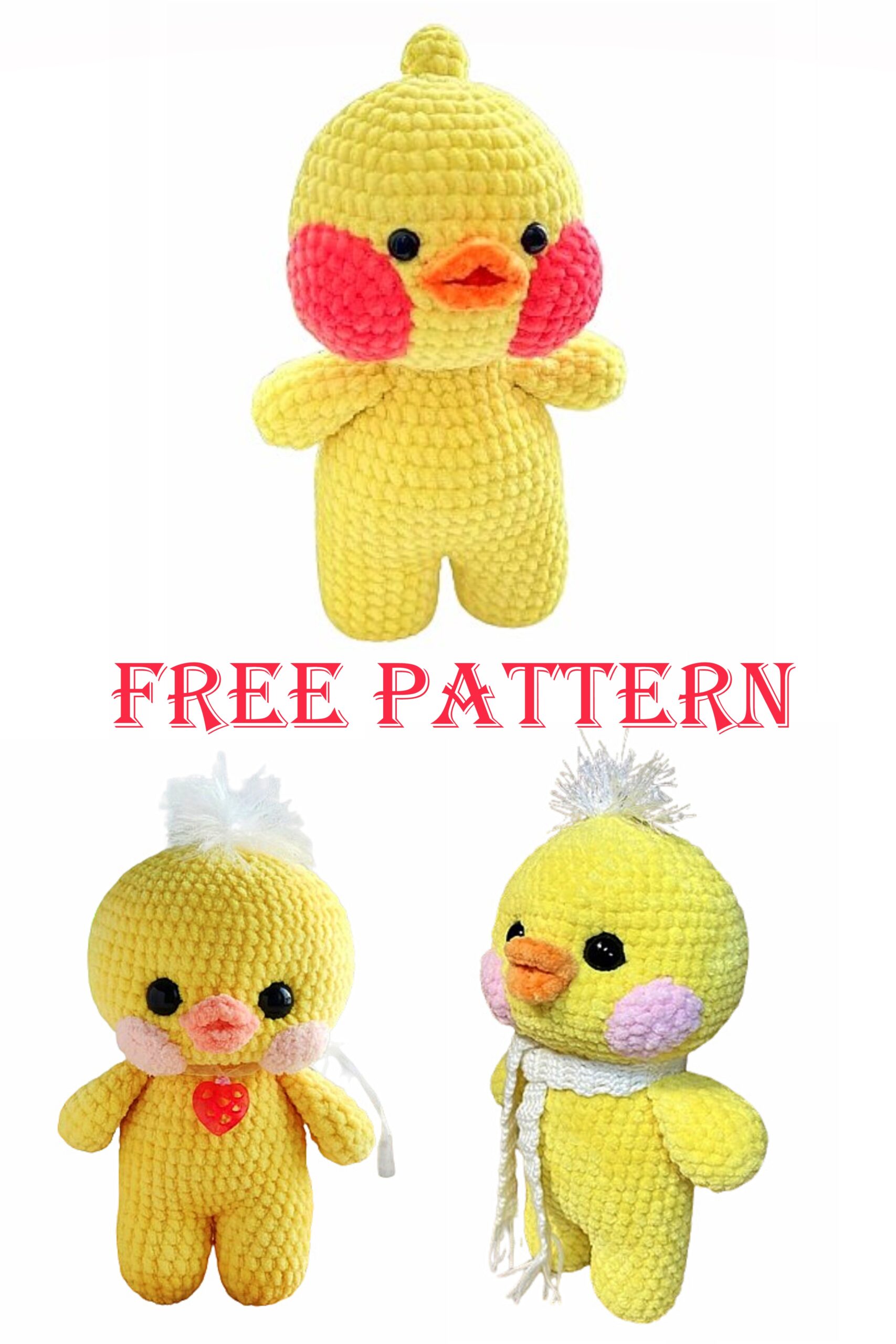 Amigurumi Plush Duck Free Pattern – Amigurumi Pattern