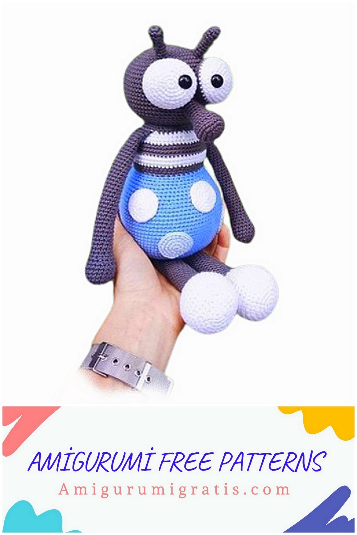 Crochet Mosquito Amigurumi Free Pattern – Amigurumi Pattern