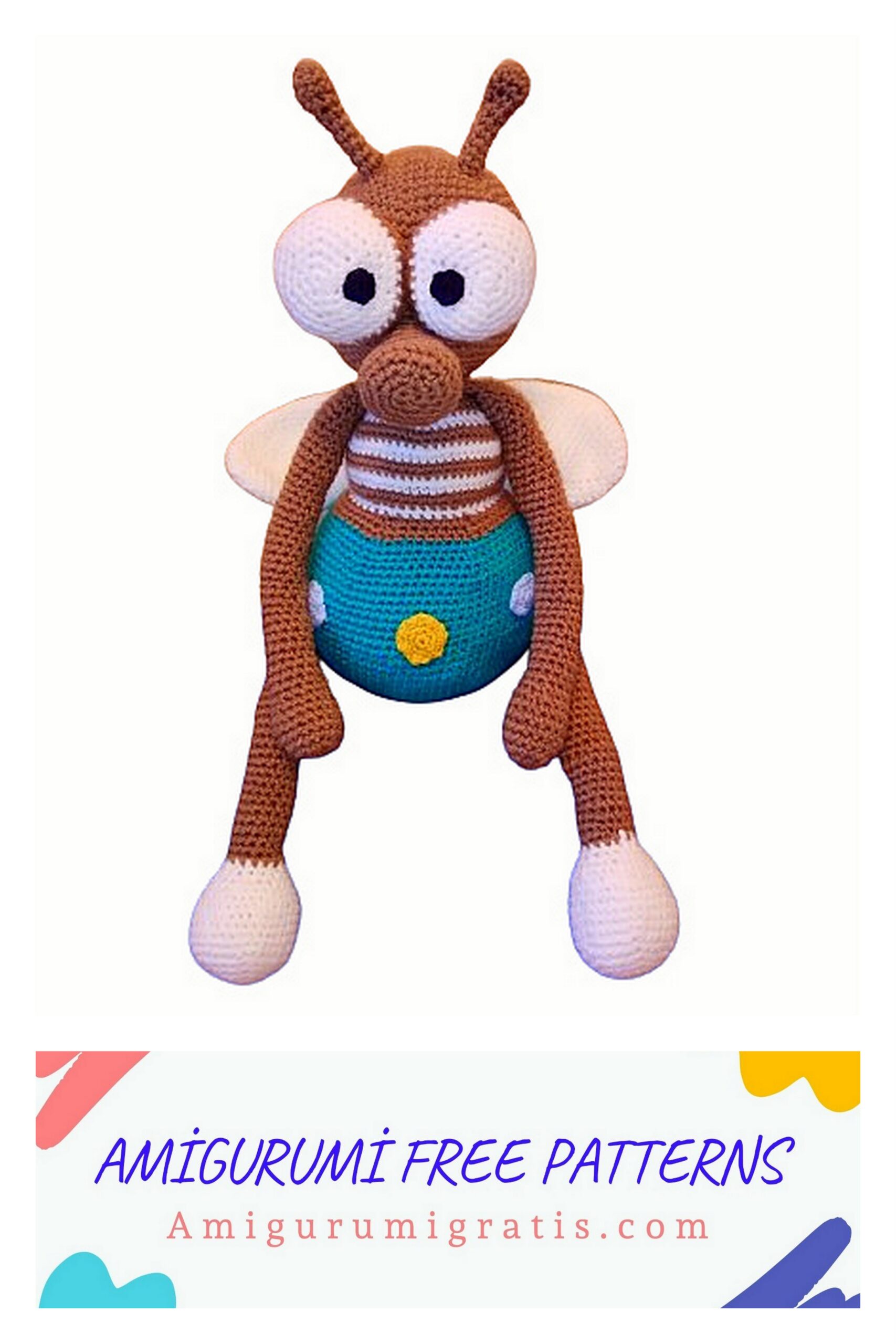 Crochet Mosquito Amigurumi Free Pattern - Amigurumi Pattern
