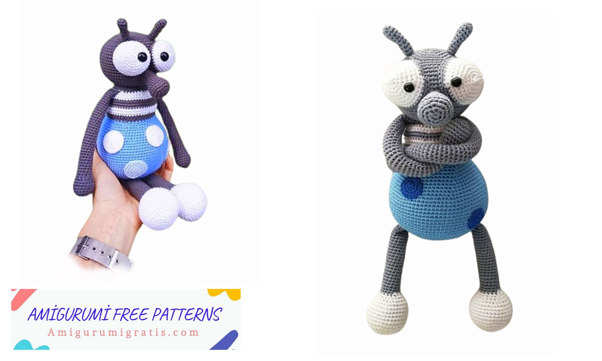 Crochet Mosquito Amigurumi Free Pattern - Amigurumi Pattern