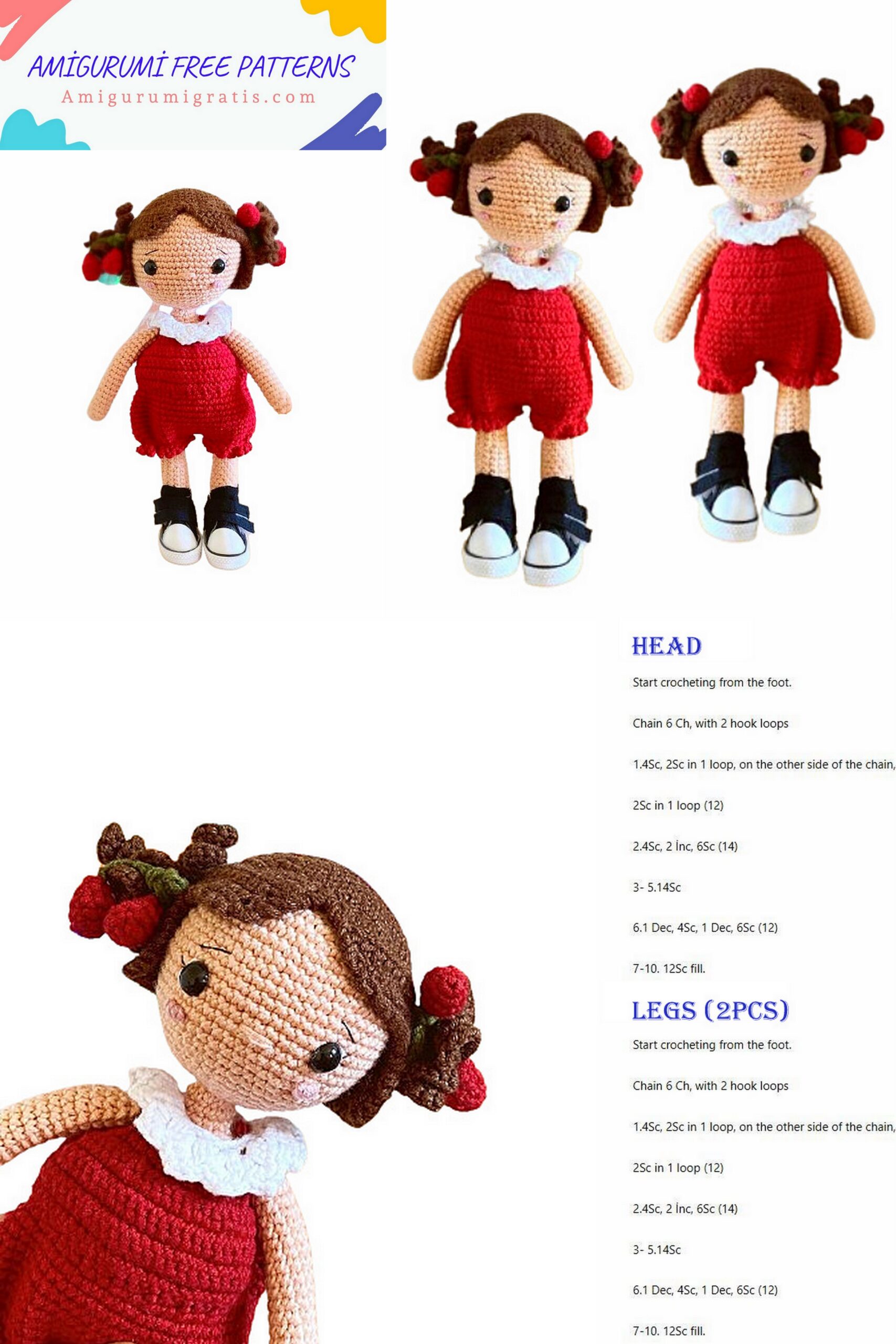 Amigurumi Çitlembik Gırl Free Pattern – Amigurumi Pattern
