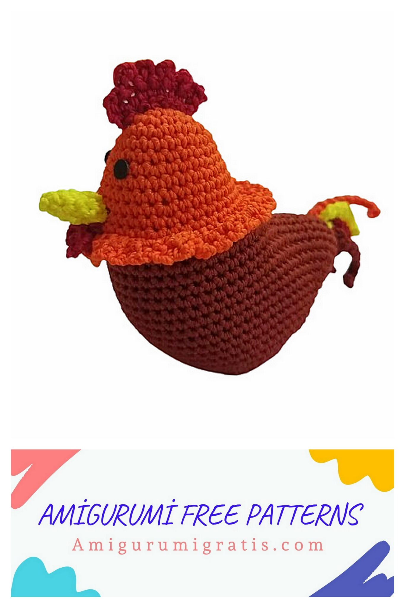Amigurumi Rooster Free Pattern-Create Your Own Charming Crochet Rooster ...
