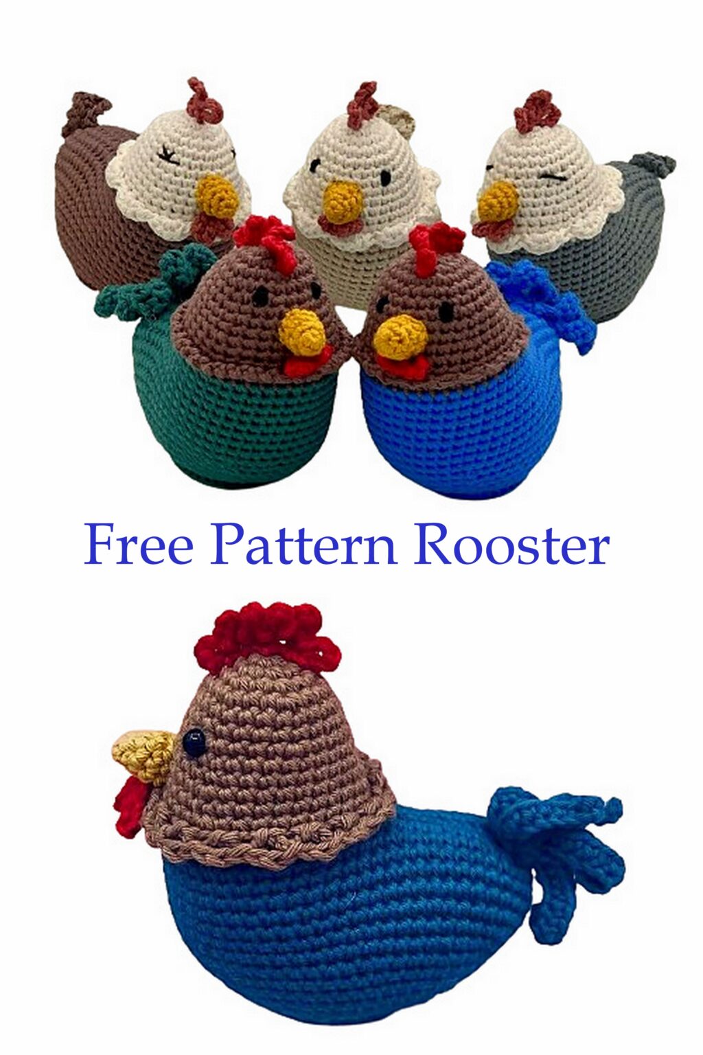 Amigurumi Rooster Free Pattern-Create Your Own Charming Crochet Rooster ...