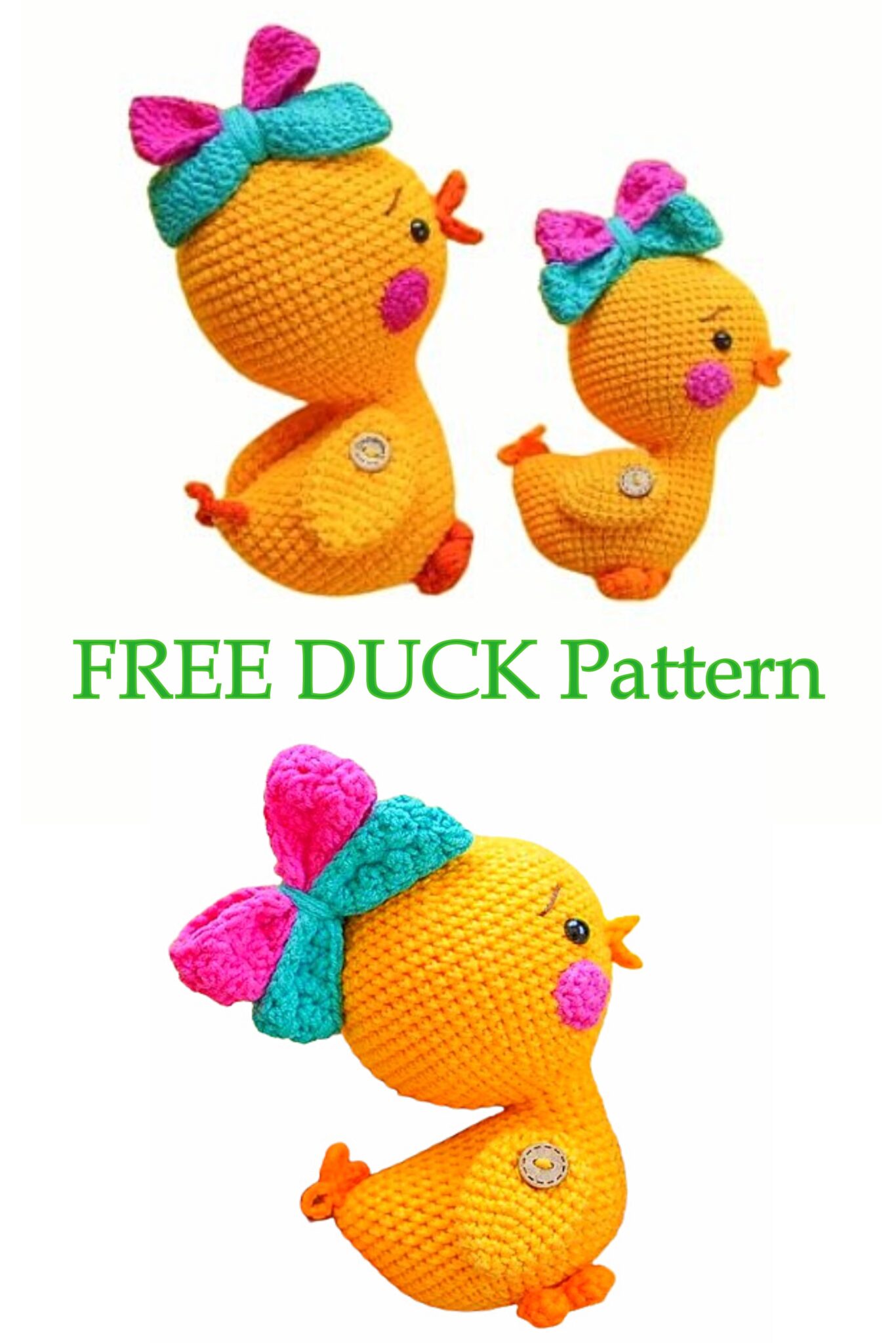 Amigurumi fancy Duck Free Pattern – Amigurumi Pattern