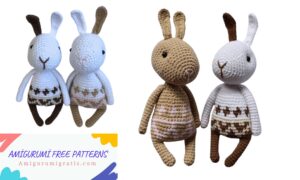 Realistic Crochet Bunny Amigurumi Free Pattern – Amigurumi Pattern