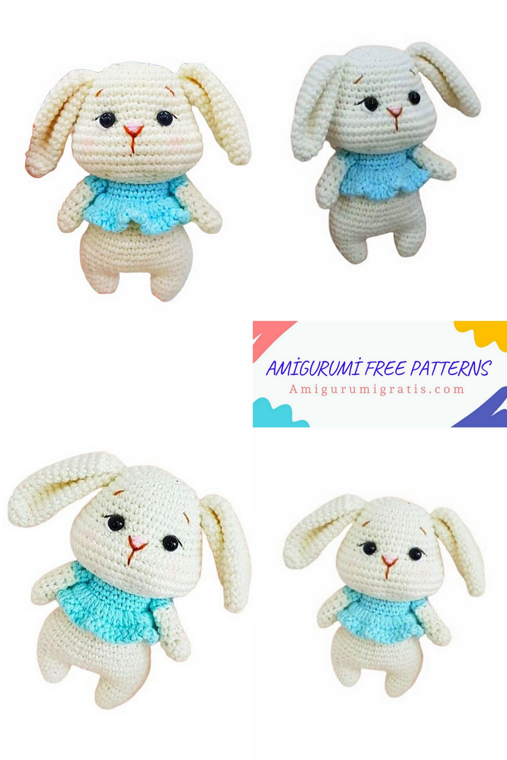Chubby Cheeks Crochet Bunny Amigurumi Free Pattern – Amigurumi Pattern