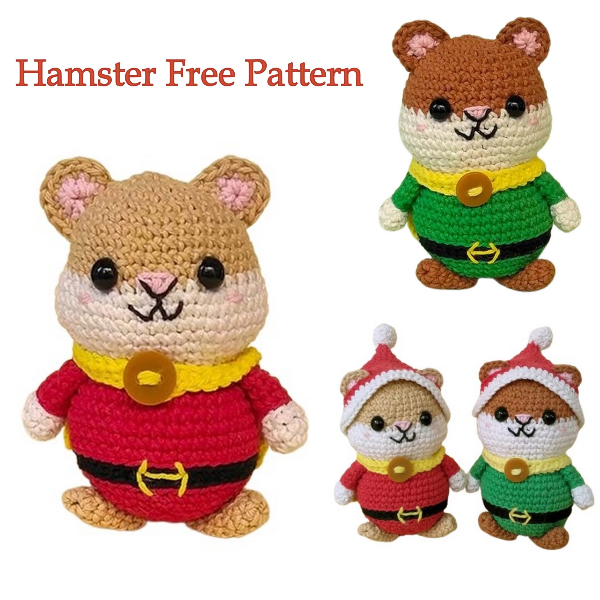 Hugo The Hamster Amigurumi Pattern- Crochet Hamster – Amigurumi Pattern