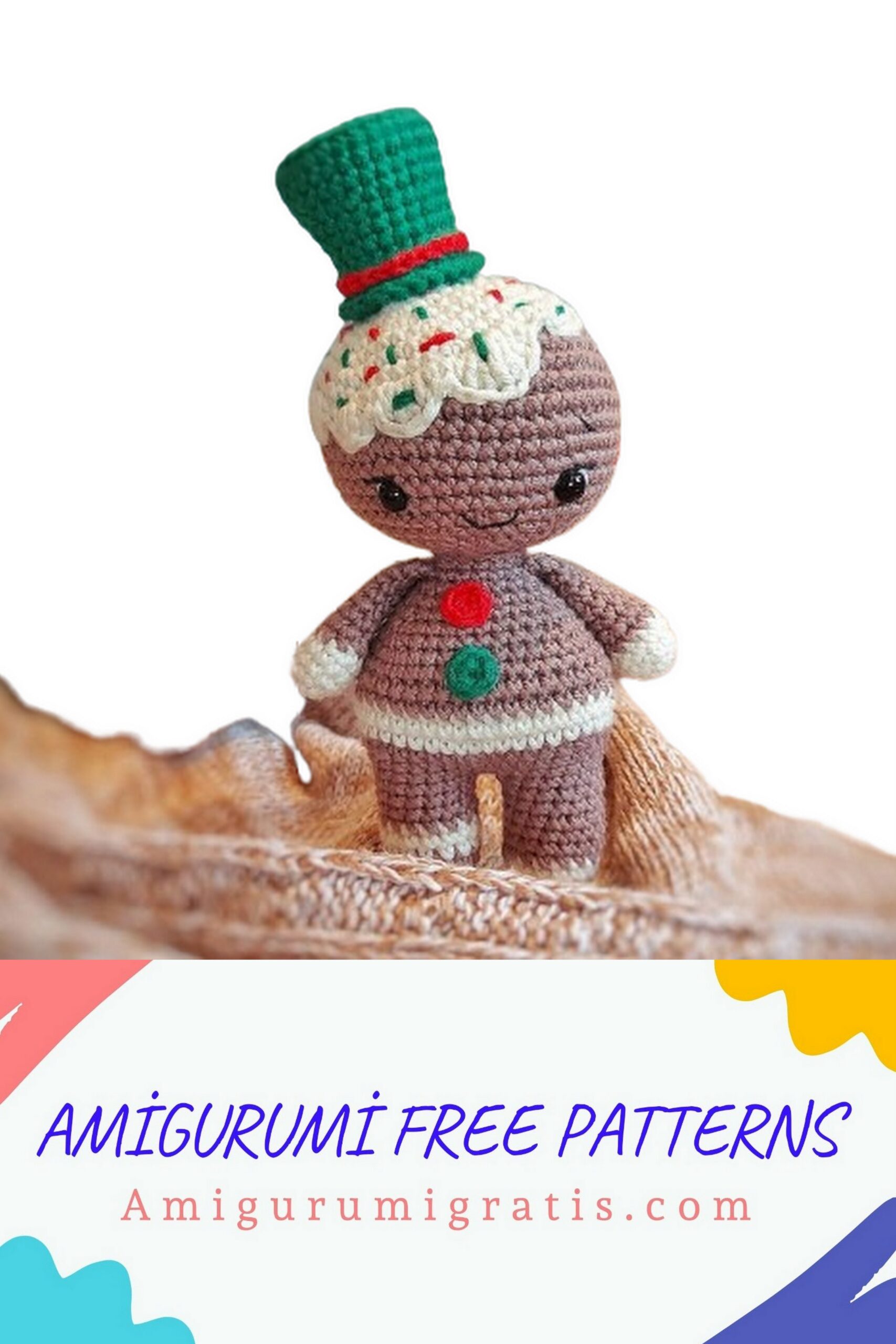 Crochet Gingerbread Man Amigurumi Free Pattern - Amigurumi Pattern