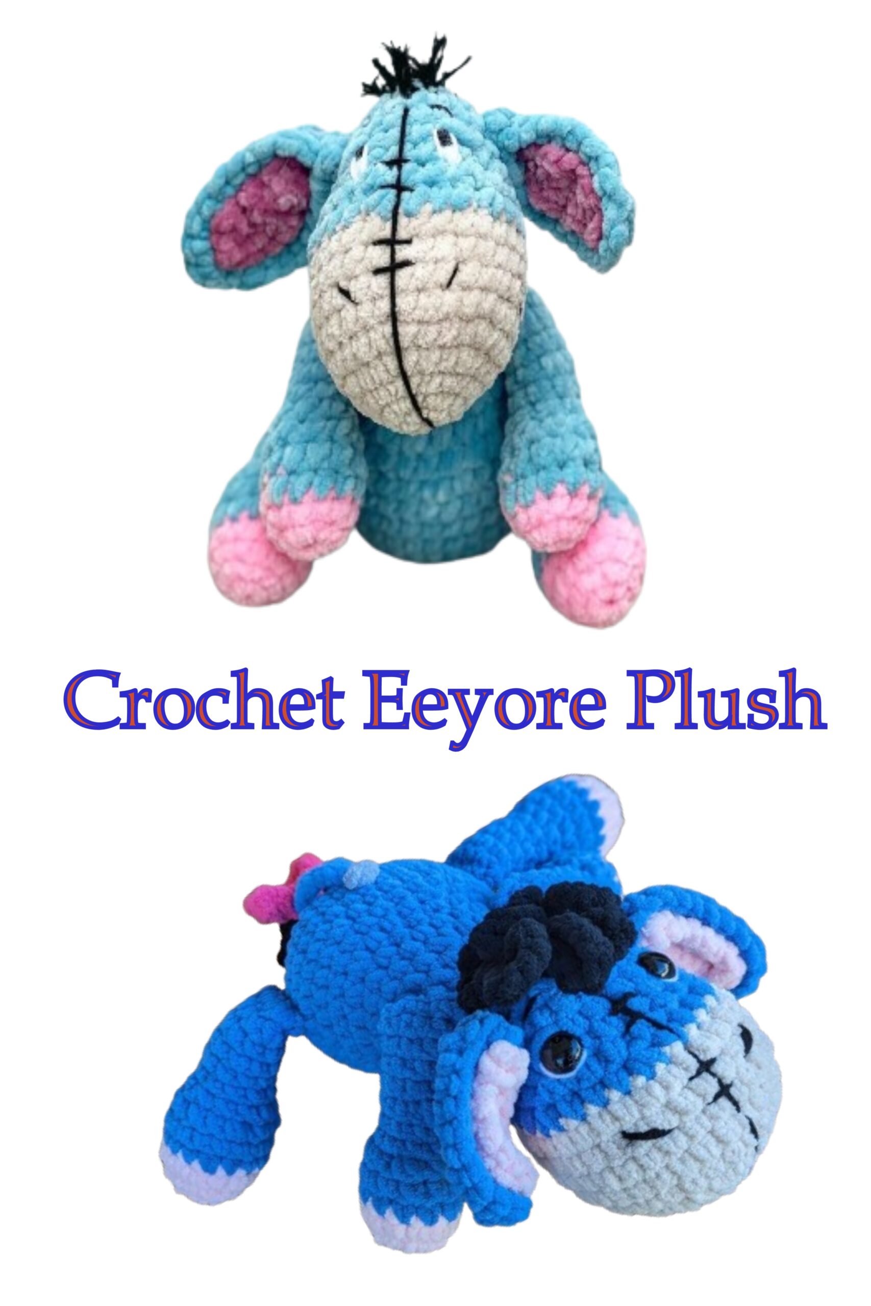 Crochet Eeyore Plush Amigurumi Free Pattern – Amigurumi Pattern