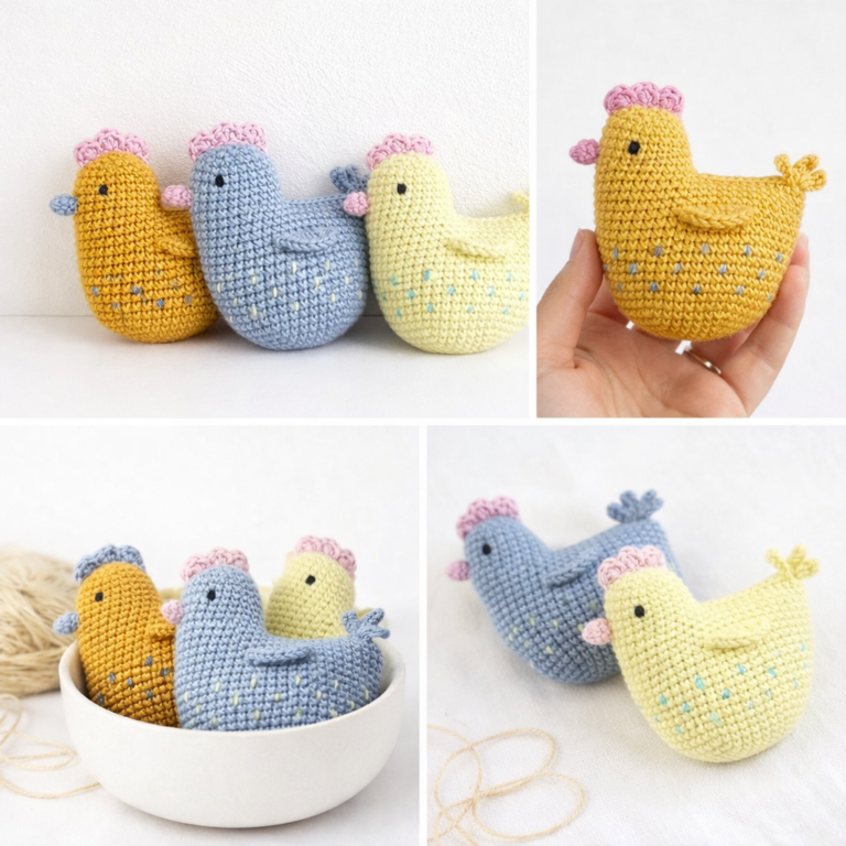 Cute Chicken Amigurumi Free Crochet Pattern – Amigurumi Pattern