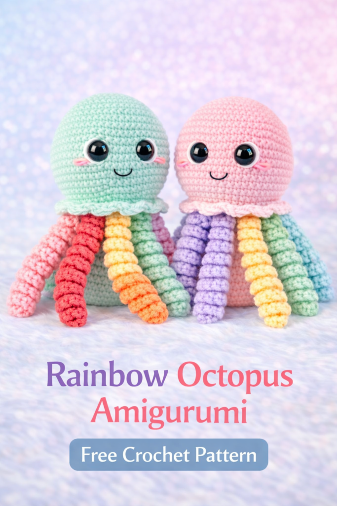 Octopus Amigurumi Free Pattern | Fast & Easy Crochet Toy - Amigurumi ...